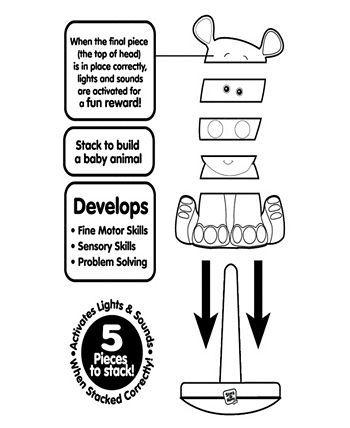 Stack-a-Roos Pals Baby Horse - Macy's