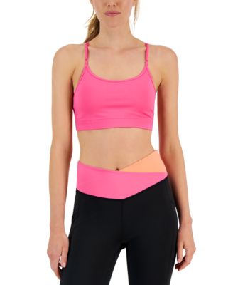 ID Ideology Women's Solid Low-Impact Bra, Created for Macy's - Macy's