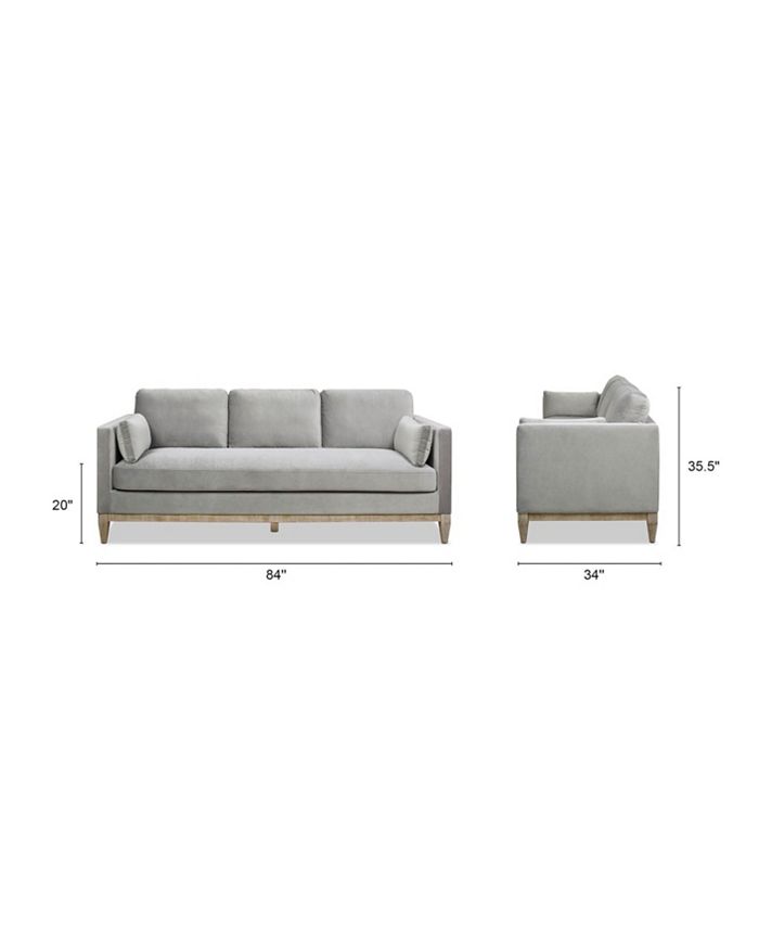 Jennifer Taylor Home Knox 84" Modern Farmhouse Sofa - Macy's