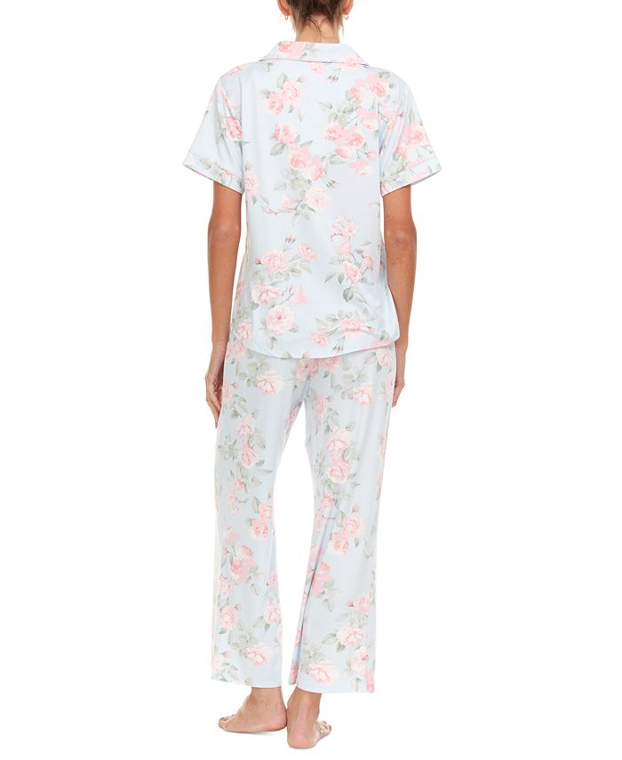 Flora by Flora Nikrooz Women's 2-Pc. Annie Floral Pajamas Set - Macy's