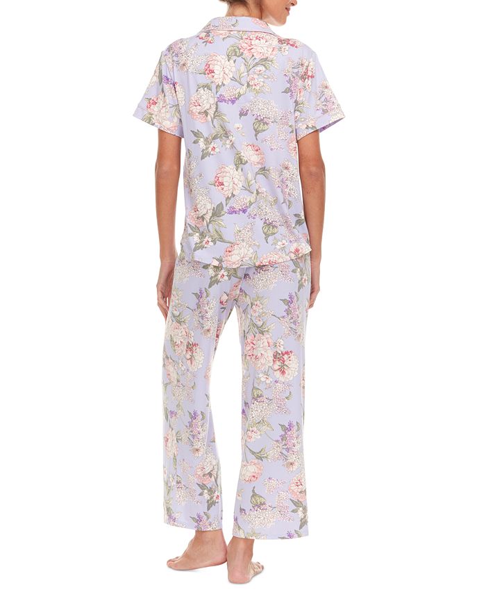 Flora by Flora Nikrooz Women's 2-Pc. Annie Floral Pajamas Set & Reviews ...