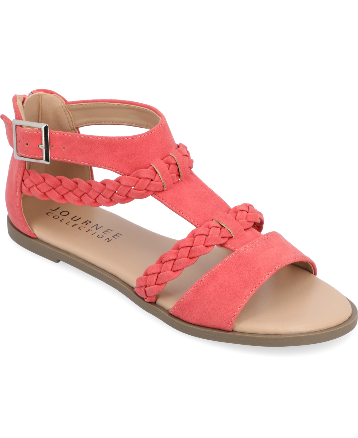 Click here for Journee Collection Womens Florence Sandals - Coral prices