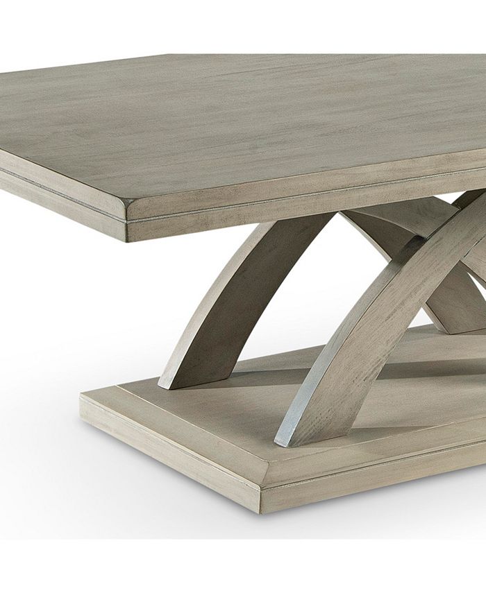 Furniture Steve Silver Jocelyn 48" Wooden Cocktail Table - Macy's