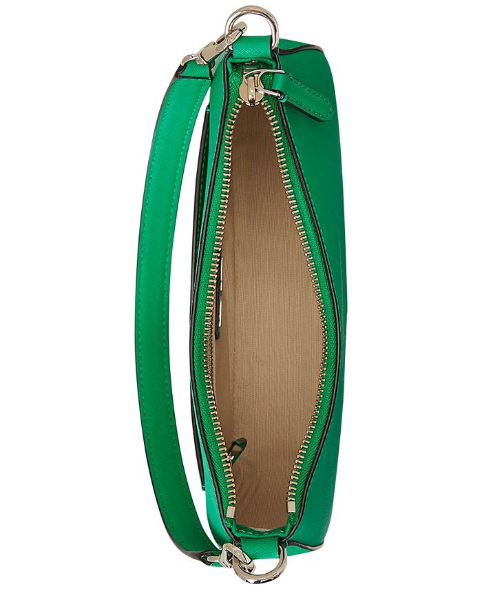 Lauren Ralph Lauren Crosshatch Leather Medium Danni Shoulder Bag - Macy's