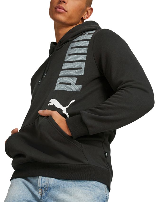 Puma Men's Ess+ Logo Lab Logo-Print Fleece Hoodie - Macy's