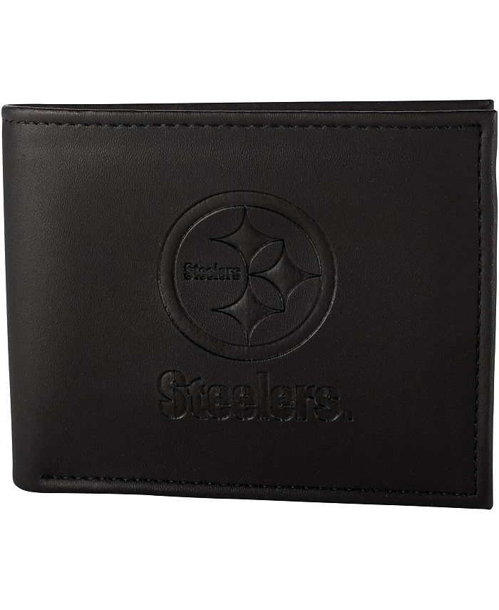 Evergreen Enterprises Men's Black Pittsburgh Steelers Hybrid Bi-Fold Wallet - Macy's