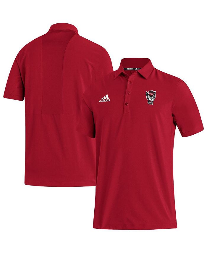 adidas Men's Red NC State Wolfpack Coaches Polo Shirt - Macy's