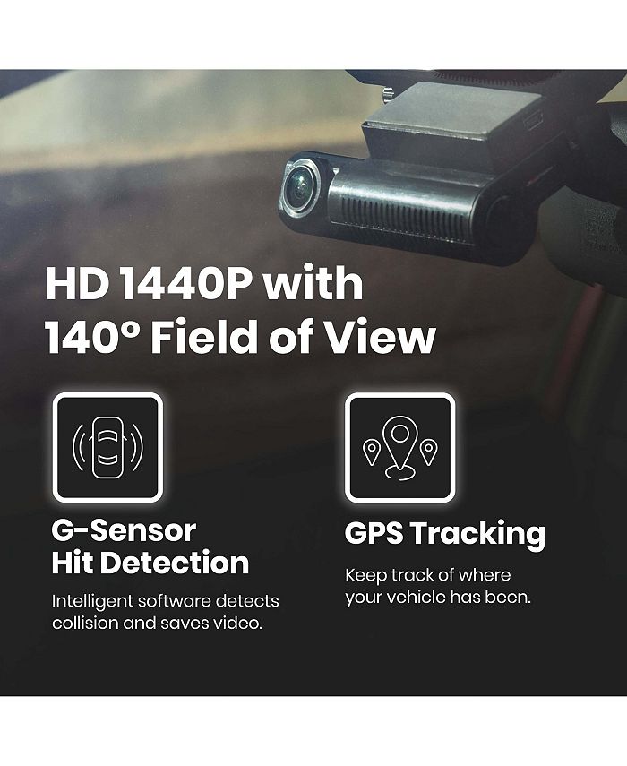 Sylvania Roadsight Stealth Dash Camera - 140 Degree View, HD 1440p ...