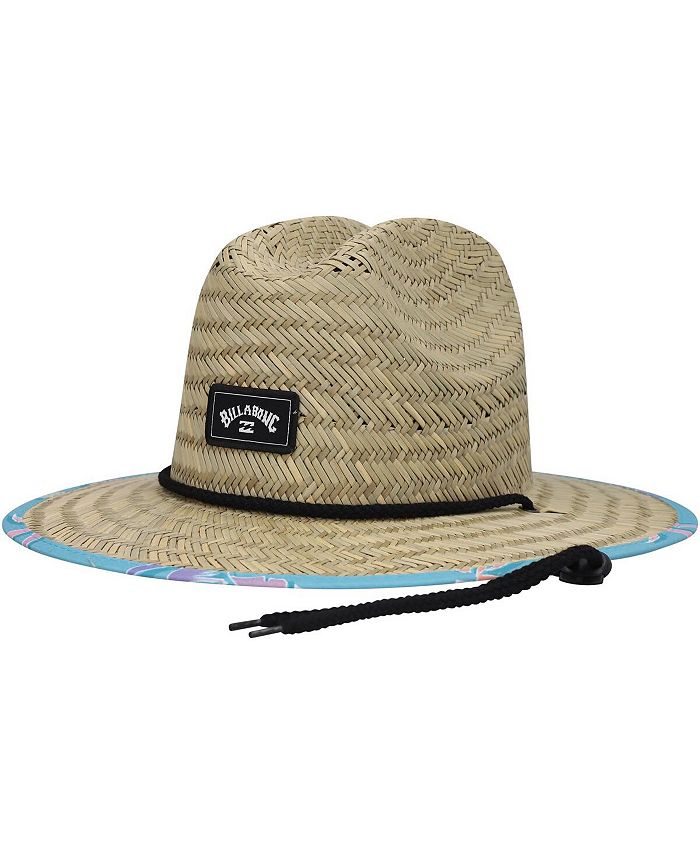 Billabong Big Boys Natural, Blue Tides Print Lifeguard Straw Hat - Macy's