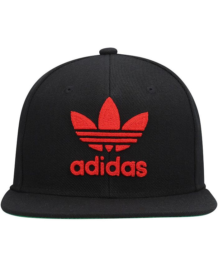 adidas Men's Black Trefoil Chain Snapback Hat - Macy's