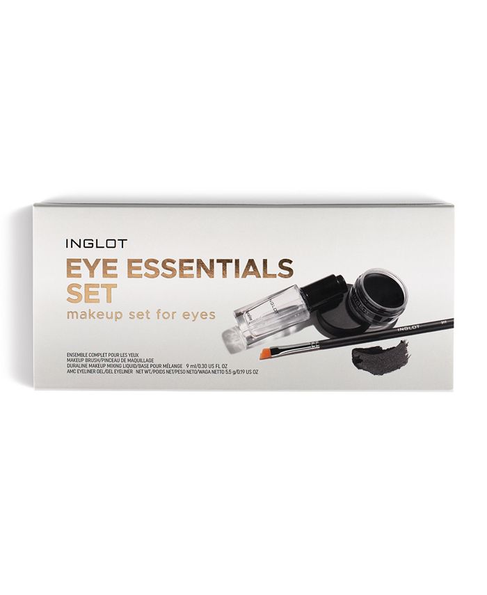 INGLOT Eye Essential Set Duraline with AMC Eyeliner Gel 77 and Makeup Brush 31T, 3 Piece - Macy's