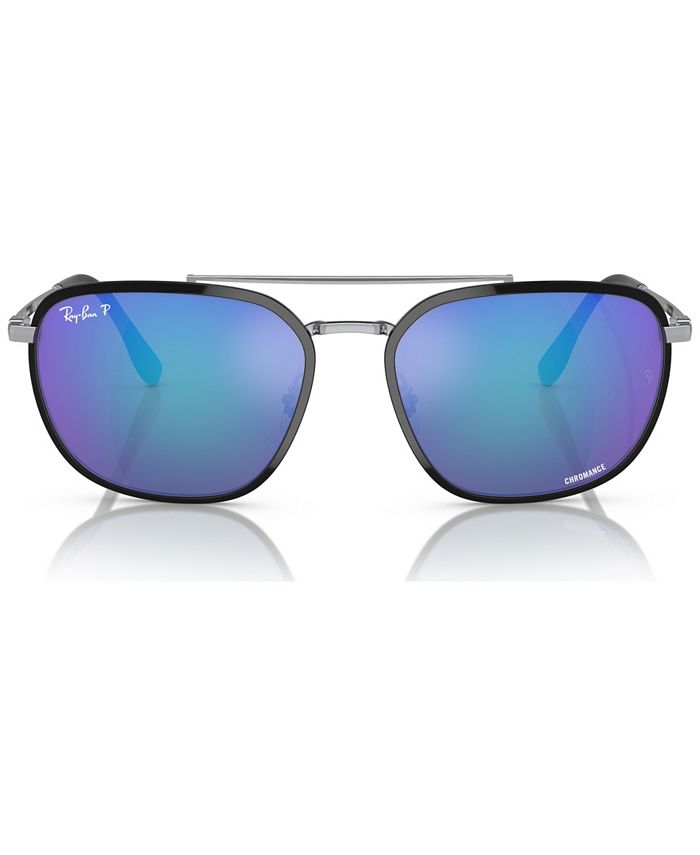 Ray-Ban Men's Polarized Sunglasses, RB3708 Chromance - Macy's