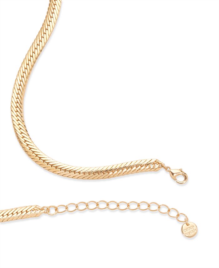 brook & york 14K Gold-Plated Wells Chain Necklace - Macy's