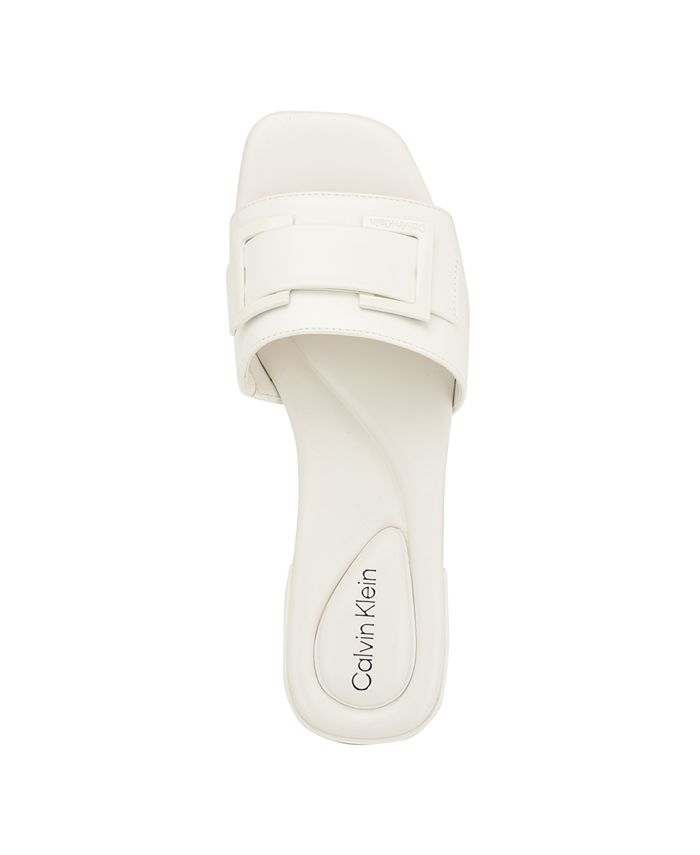 Calvin Klein Women's Tangelo Slip-On Dress Flat Sandals - Macy's