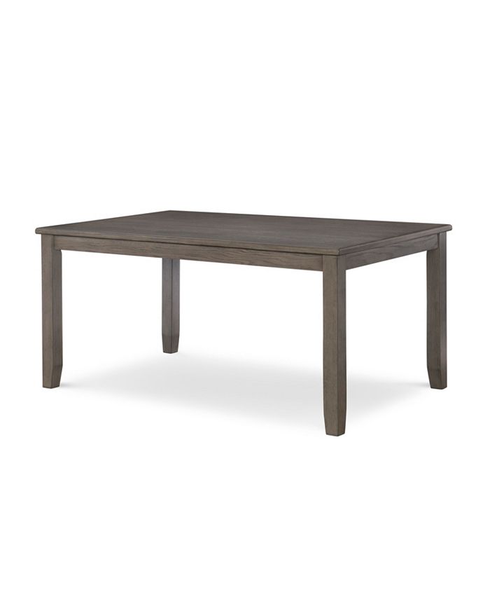 Home Furniture Outfitters Allston Park Gray Farmhouse Dining Table - Macy's