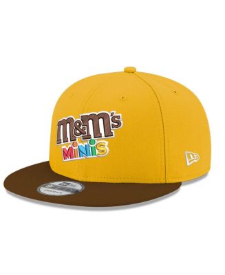 Men's New Era Gold, Brown Kyle Busch M&M's Minis 9FIFTY Snapback ...