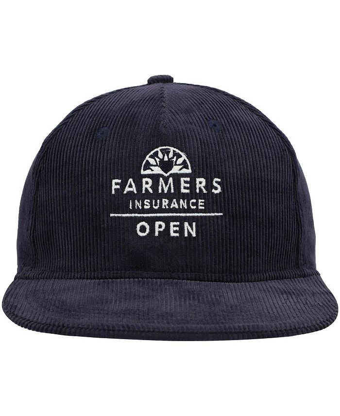Ahead Men's Navy Farmers Insurance Open Moby Snapback Hat - Macy's
