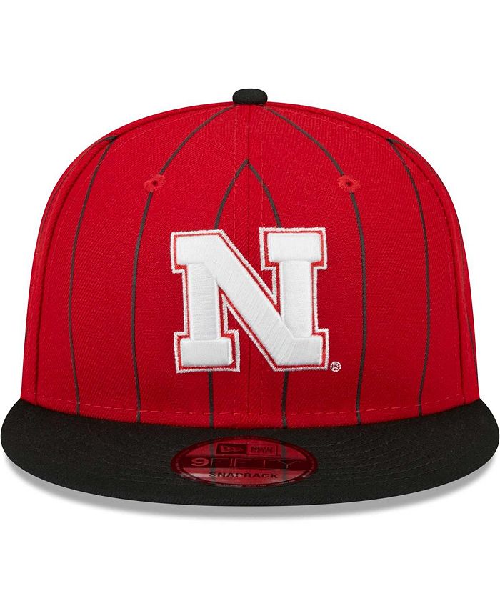 New Era Men's Scarlet, Black Nebraska Huskers Vintage-Like 9FIFTY ...
