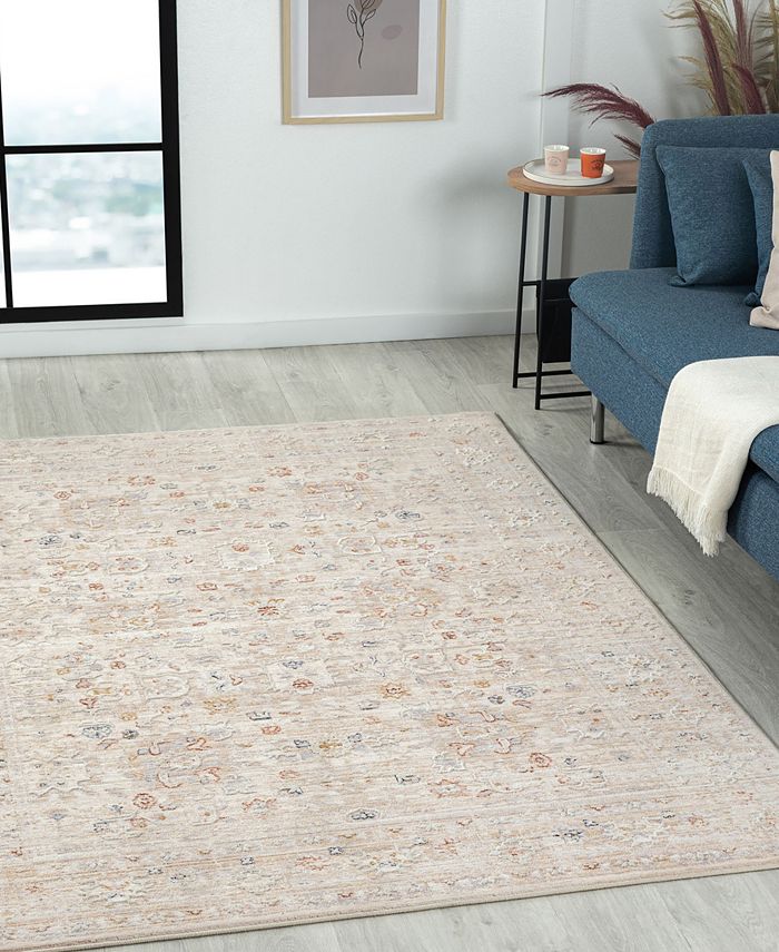 LR Home Laurel LAURL82300 7'9" x 9'9" Area Rug - Macy's