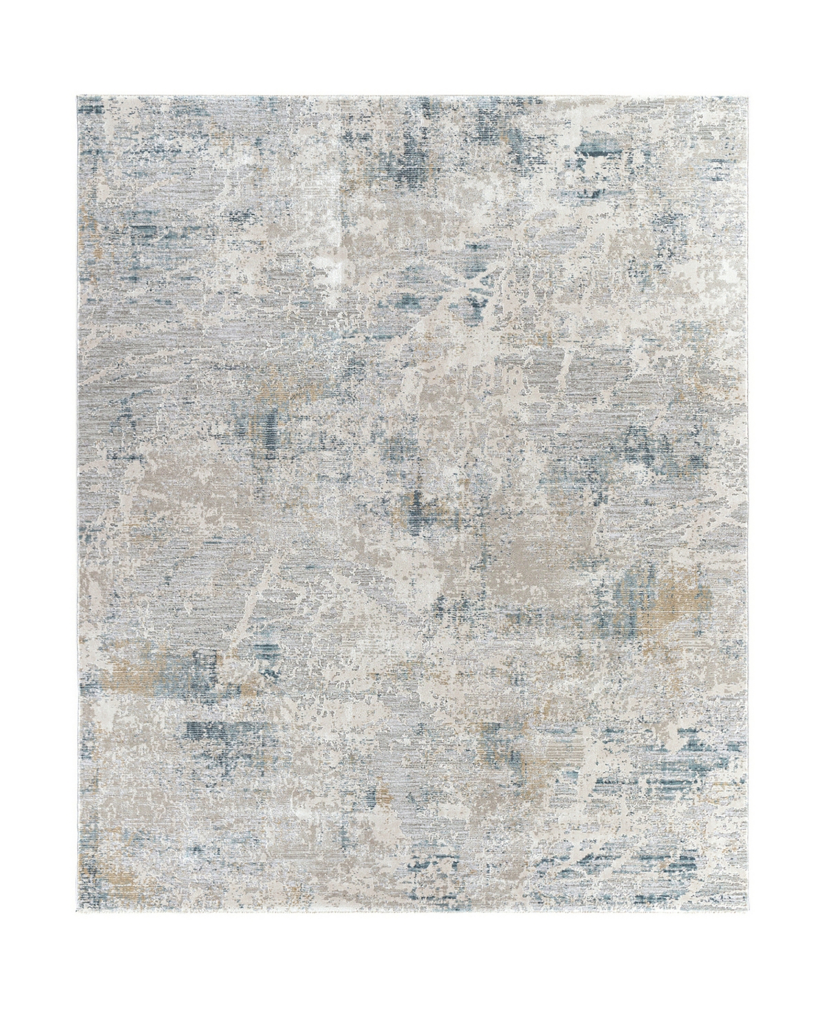 Livabliss Brunswick Bwk-2306 710 x 103 Area Rug - Ivory  Blue