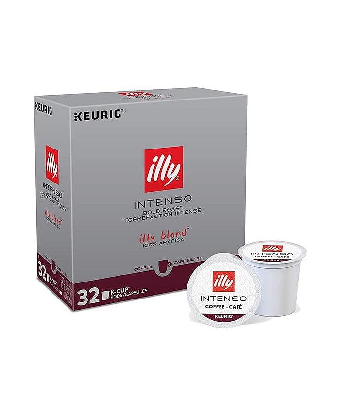 Illy Intenso Bold Roast Coffee Keurig K-Cup Pods 32ct (Pack of 2) - Macy's