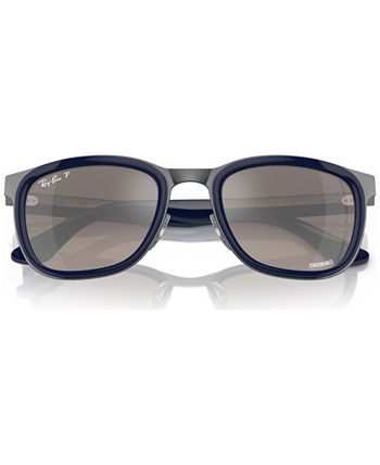 Ray-Ban Unisex Polarized Sunglasses, Clyde - Macy's
