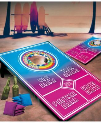 Funday 5 O'clock Here Boozy LED Cornhole 10 Piece Set & Reviews - Shop All Holiday - Home - Macy's