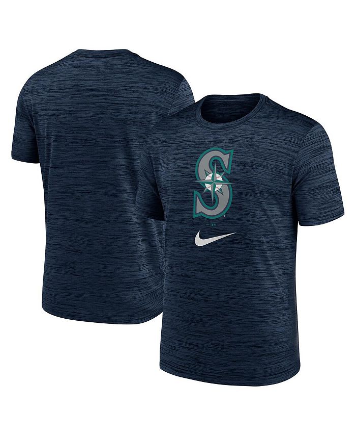 Nike Men's Navy Seattle Mariners Logo Velocity Performance T-shirt - Macy's