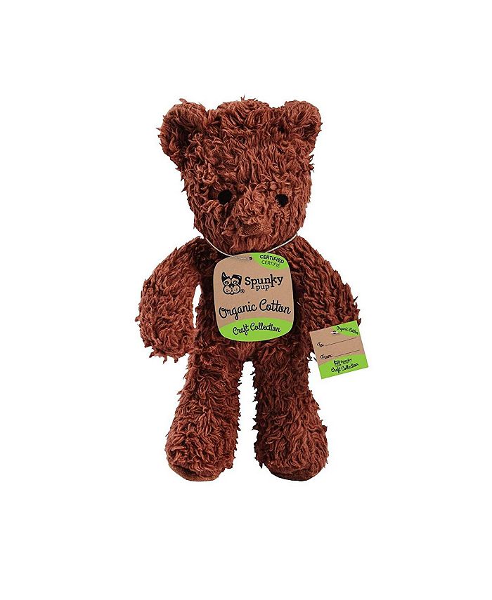 Spunky Pup Organic Cotton dog toy Plush (Bunny and Bear) Assorted Colors - Set of 2 - Macy's