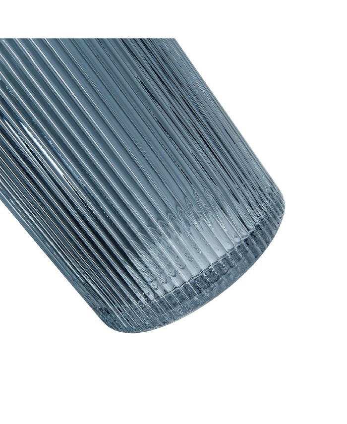 AB Home Ribbed Glass Vases, Set of 2 - Macy's