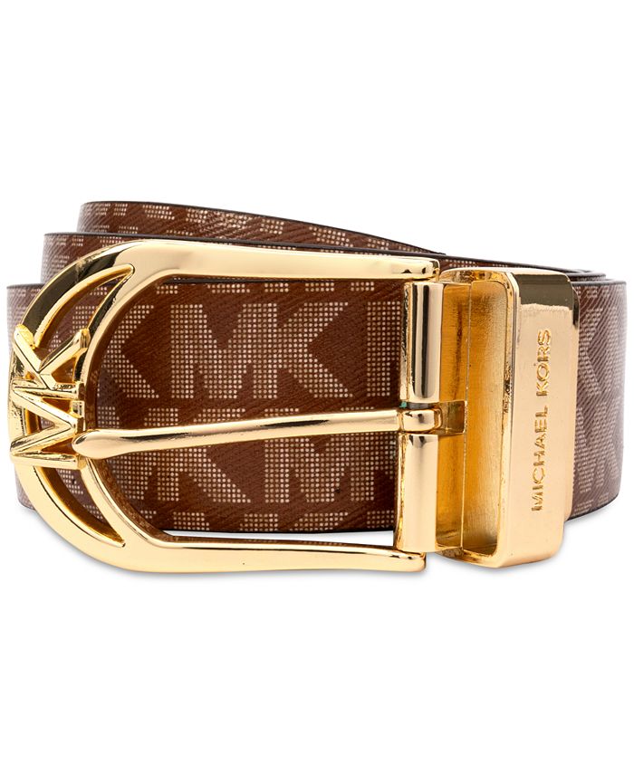 Michael Kors Women's Reversible Logo Belt - Macy's
