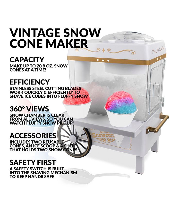 Nostalgia 15.5" Snow Cone Maker - Macy's