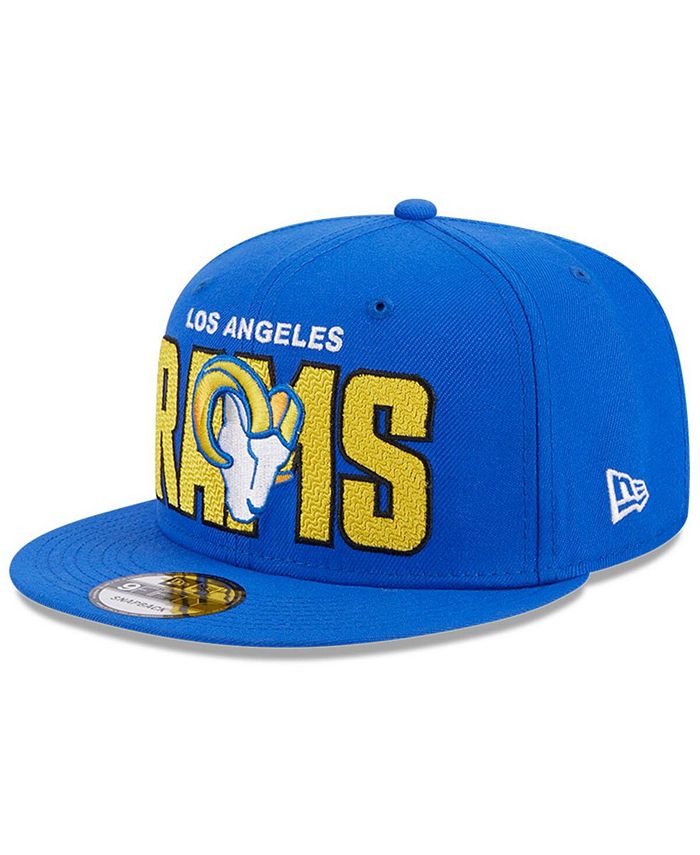 New Era Men's Royal Los Angeles Rams 2023 NFL Draft 9FIFTY Snapback ...