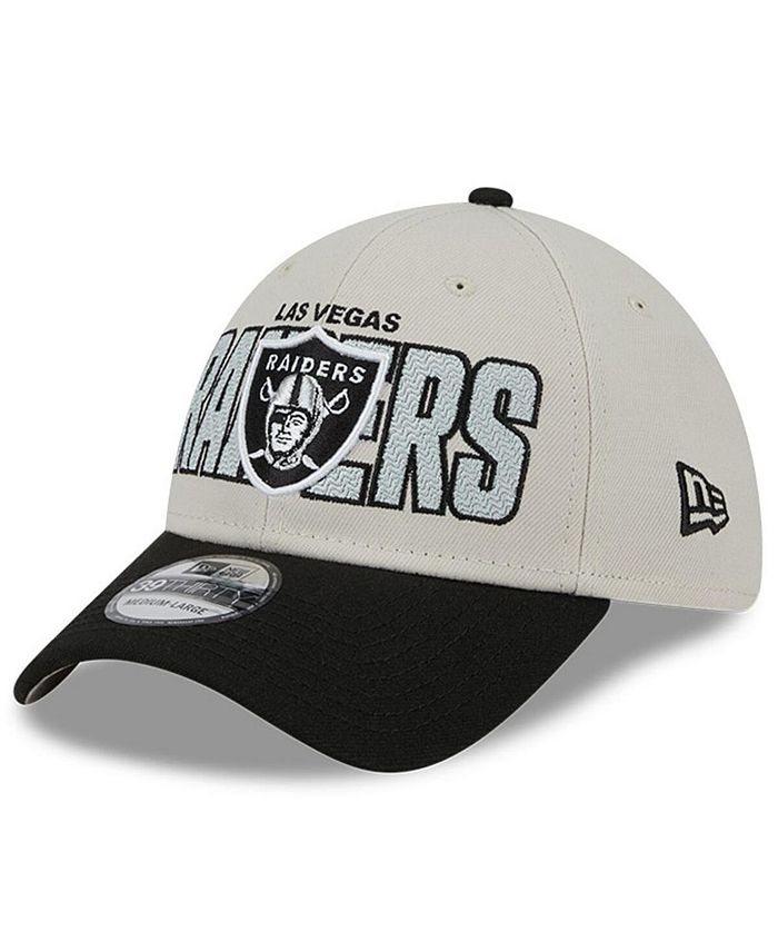 New Era Men's Stone, Black Las Vegas Raiders 2023 NFL Draft 39THIRTY Flex Hat - Macy's