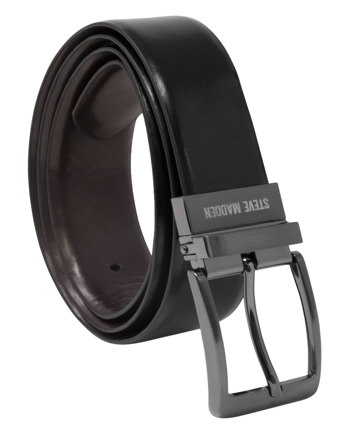 Click here for Steve Madden Mens Burnished Reversible Dress Belt... prices