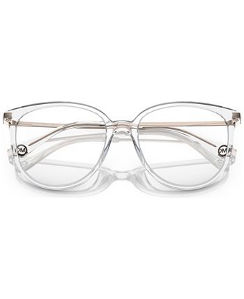 Michael Kors Women's Round Eyeglasses, MK4106U 54 - Macy's