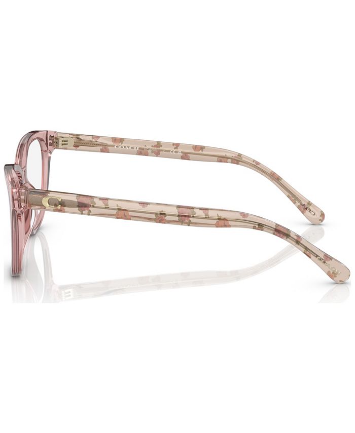 COACH Women's Round Eyeglasses, HC6202U 52 - Macy's