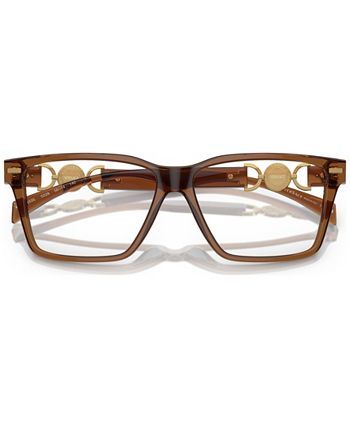 Versace Women's Rectangle Eyeglasses, VE3335 54 - Macy's