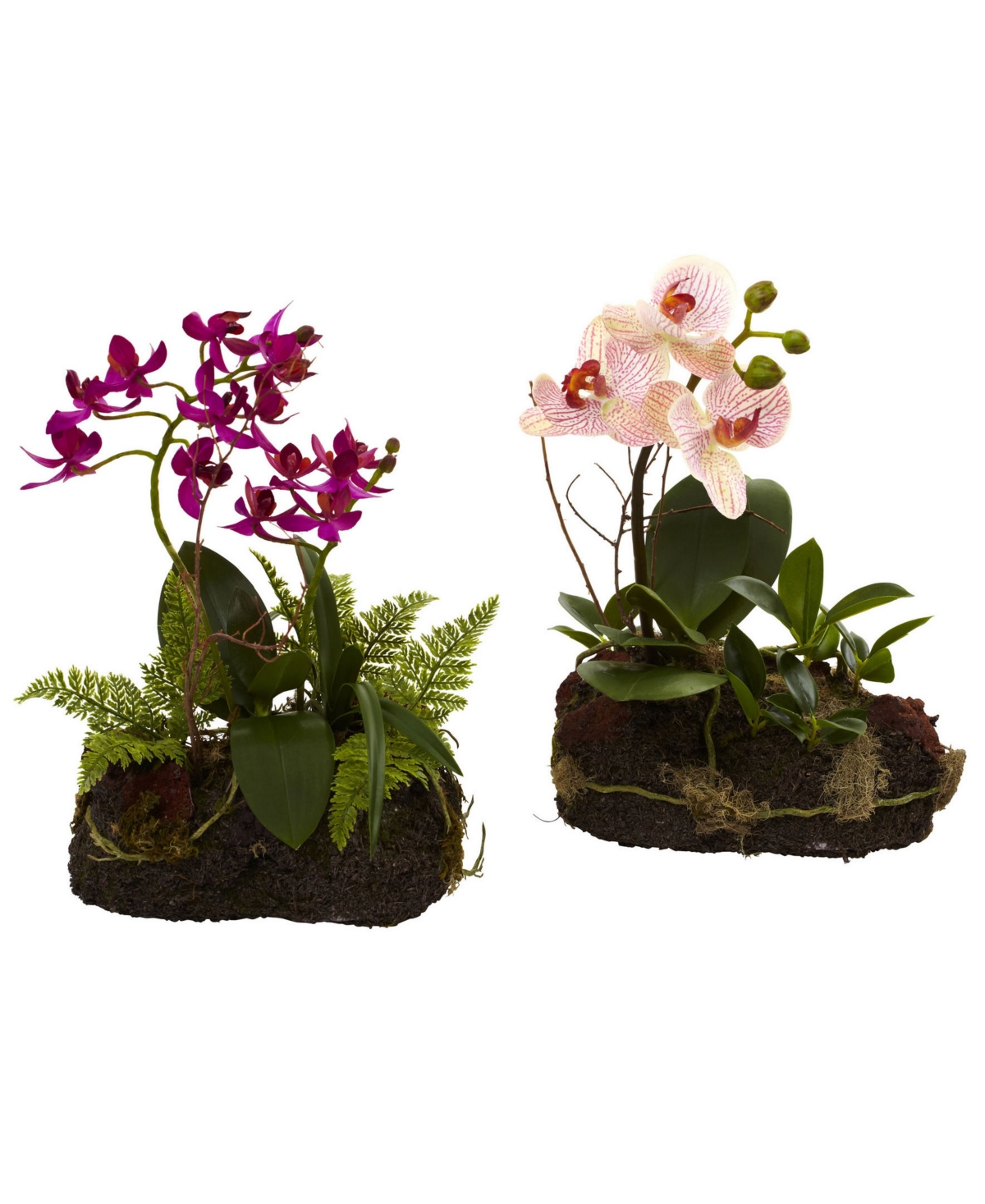 Click here for Nearly Natural 2-Pc. Orchid Island Artificial Arra... prices
