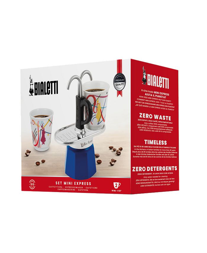 Bialetti Set Mini Express "R" Kandinsky Plus 2 Bicc. 2.8 OZ Coffeemaker - Macy's