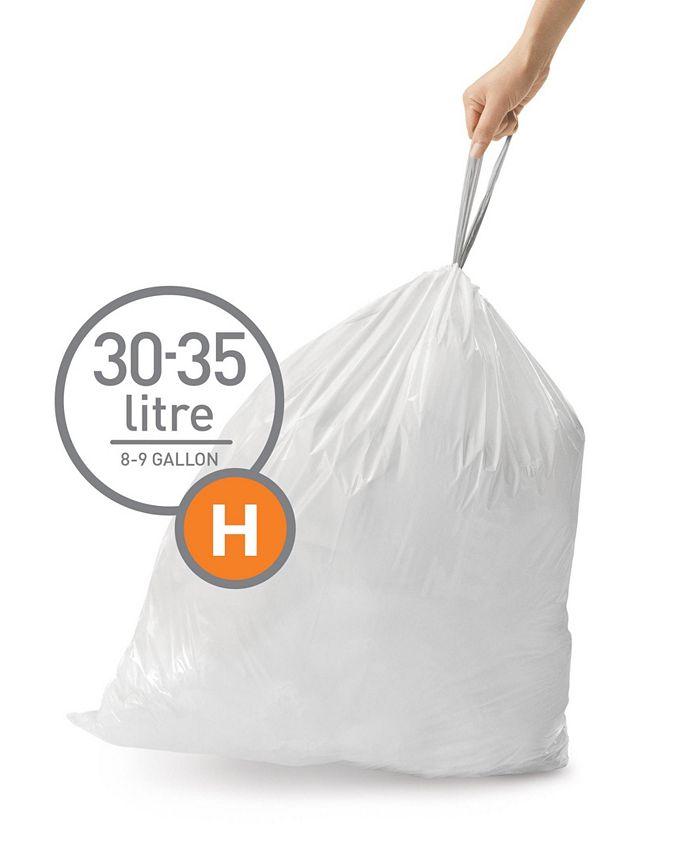 simplehuman Code H Custom Fit Liners, Pack of 100 - Macy's