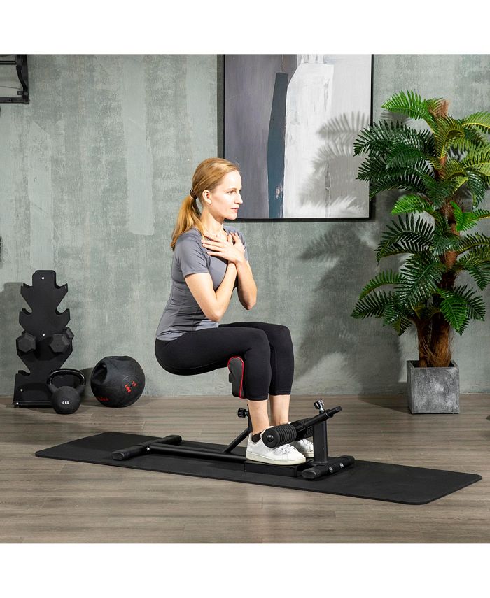 Soozier Deep Squat Machine, Sissy Squat Leg Workout Equipment with ...