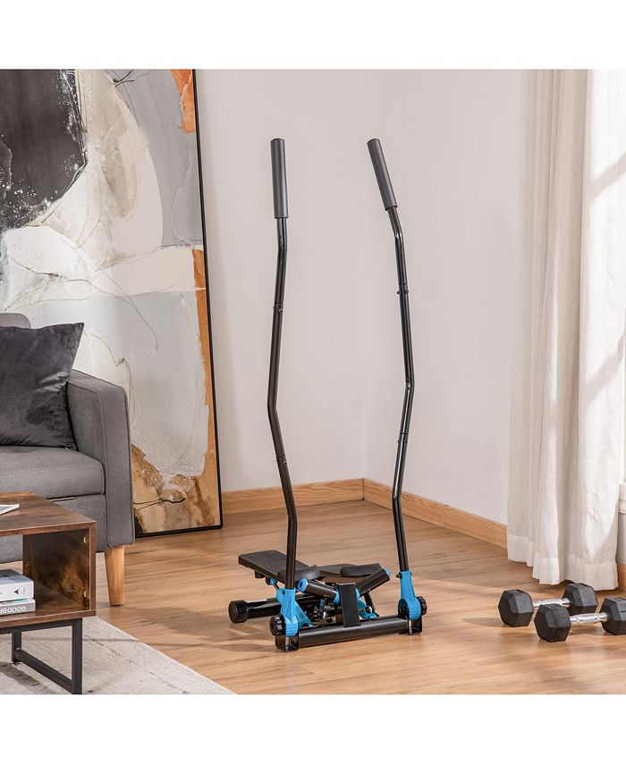 Soozier Twist Stair Stepper Machine with Rocking Handlebars, Cardio ...