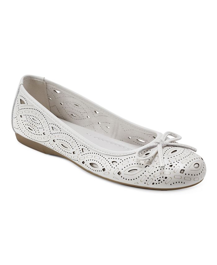 Earth Women's Josie Laser Cut Casual Ballet Slip-On Flats - Macy's