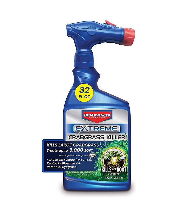 BioAdvanced 704119A Extreme Crabgrass Herbicide Weed Killer, Ready-to ...