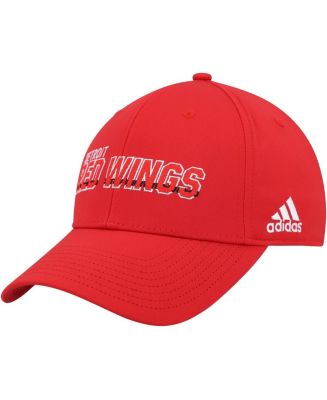Men's adidas Red Detroit Red Wings Team Bar Flex Hat - Macy's