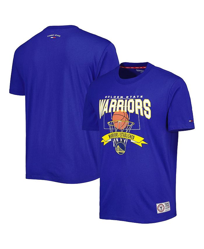 Tommy Jeans Men's Royal Golden State Warriors Tim Backboard T-shirt ...