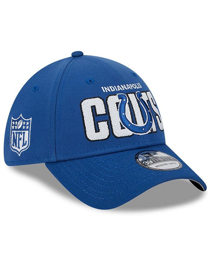 New Era Men's Royal Indianapolis Colts 2023 NFL Draft 39THIRTY Flex Hat ...