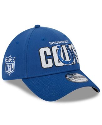 Men's New Era Royal Indianapolis Colts 2023 NFL Draft 39THIRTY Flex Hat ...