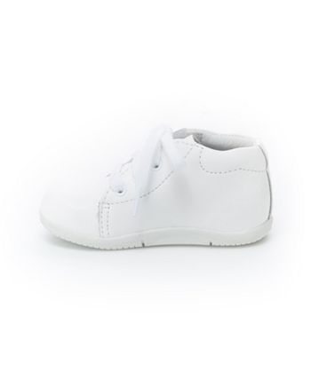 Stride Rite Toddler Boys SRTech Elliot White Leather Sneakers - Macy's